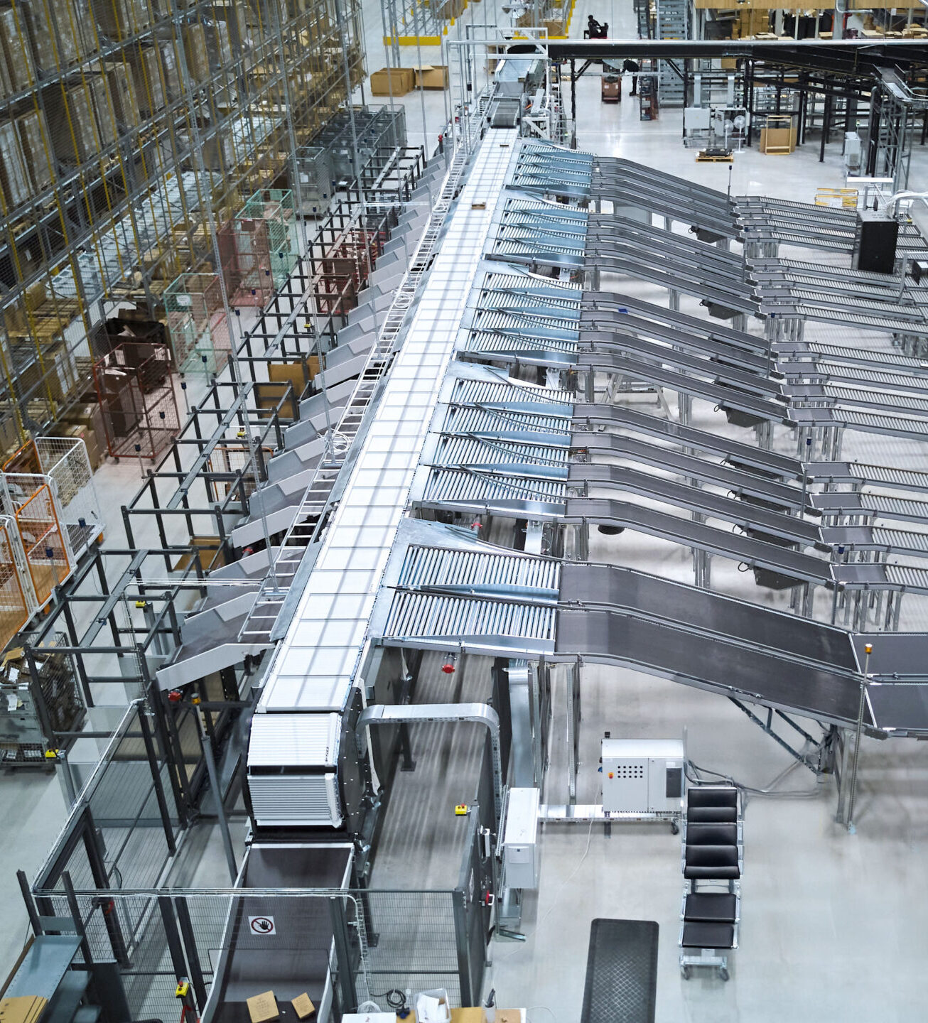 Push Tray Sorter vertical - sorting in the minimum of space